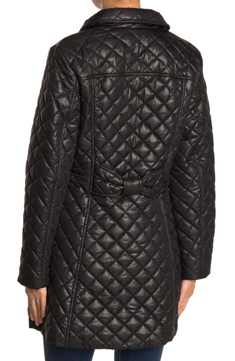 Kate Spade New York quilted peter pan collar coat | Nordstromrack