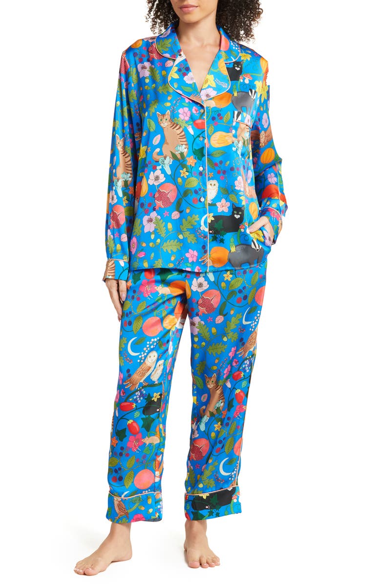 Karen Mabon Nocturnal Recycled Polyester Pajamas | Nordstromrack