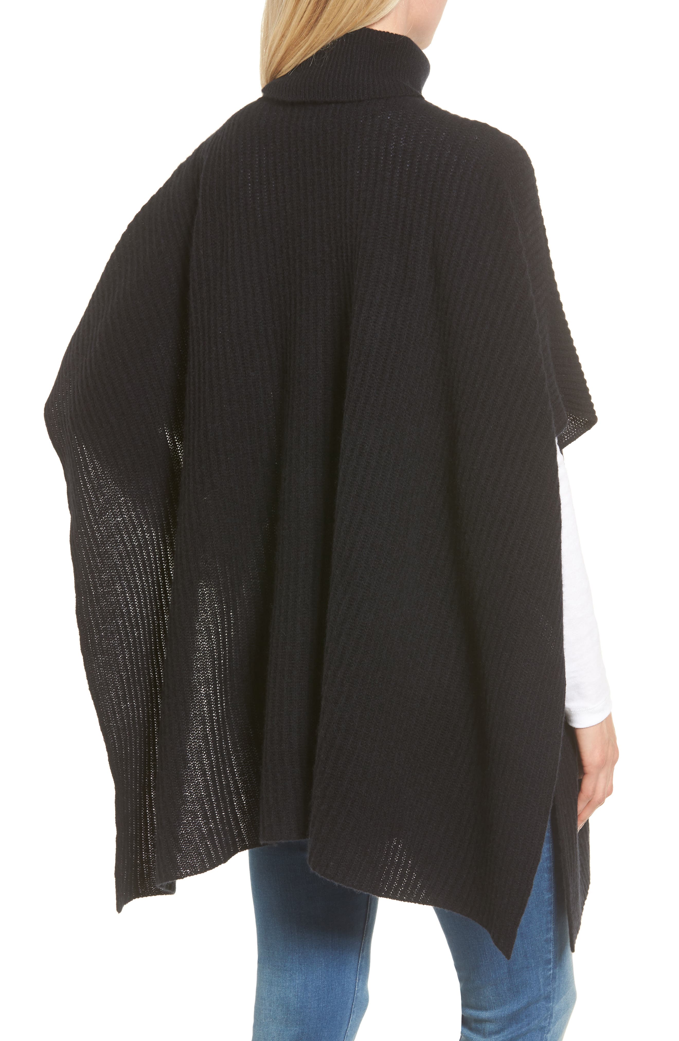 Halogen® Cashmere Turtleneck Poncho | Nordstrom