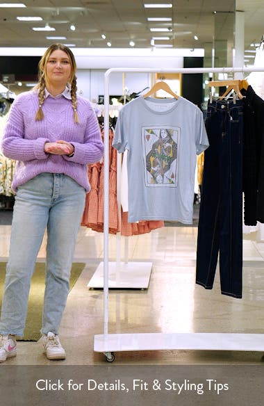 Lucky Brand Drinking Queen Boyfriend Graphic T-Shirt | Nordstromrack