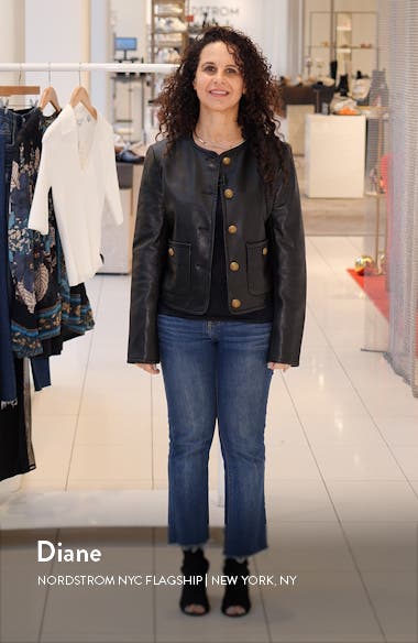 Veronica Beard Andrea Leather Jacket | Nordstromrack