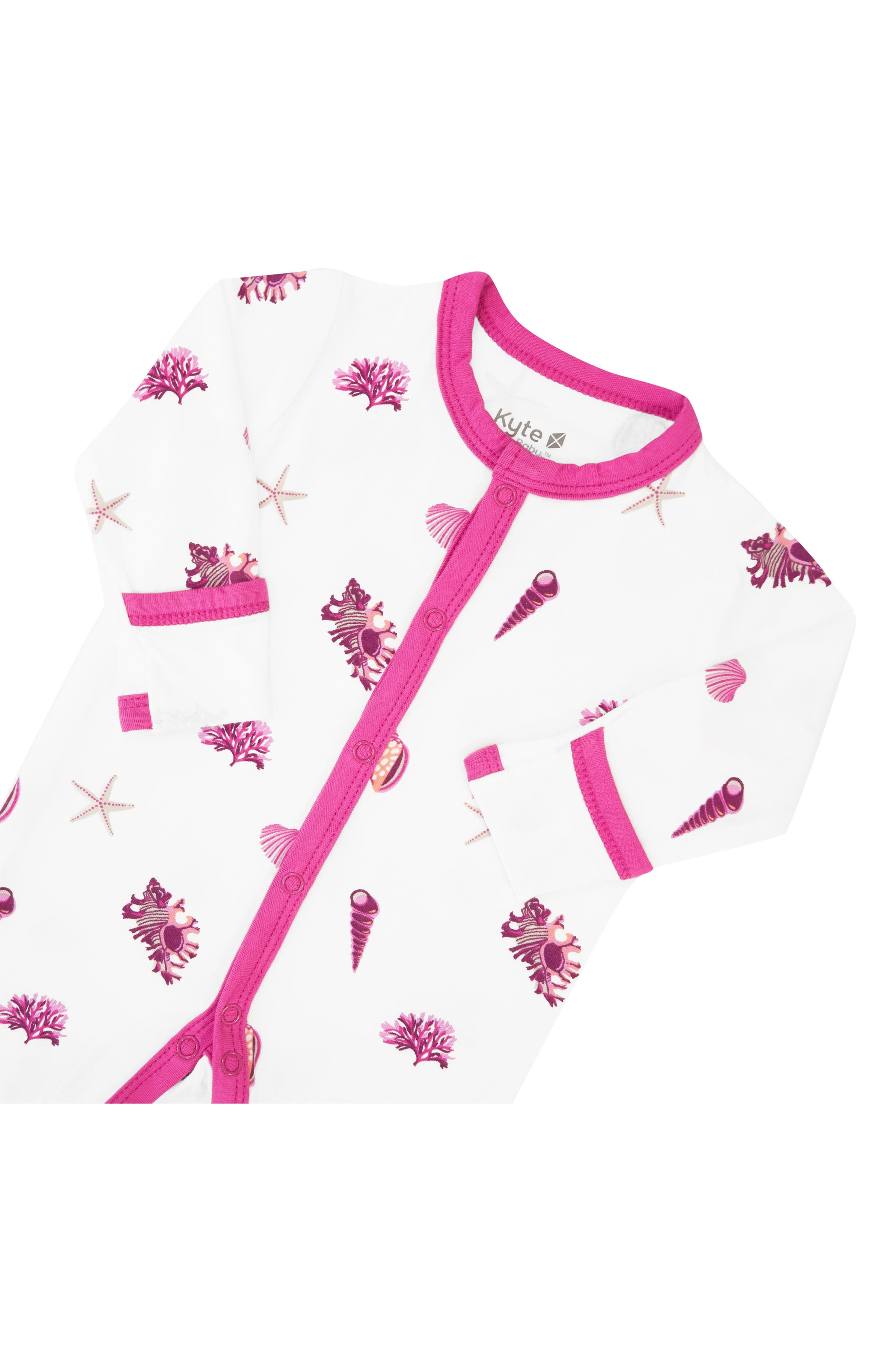 Kyte BABY Raspberry Shell Snap Up Footie | Nordstromrack