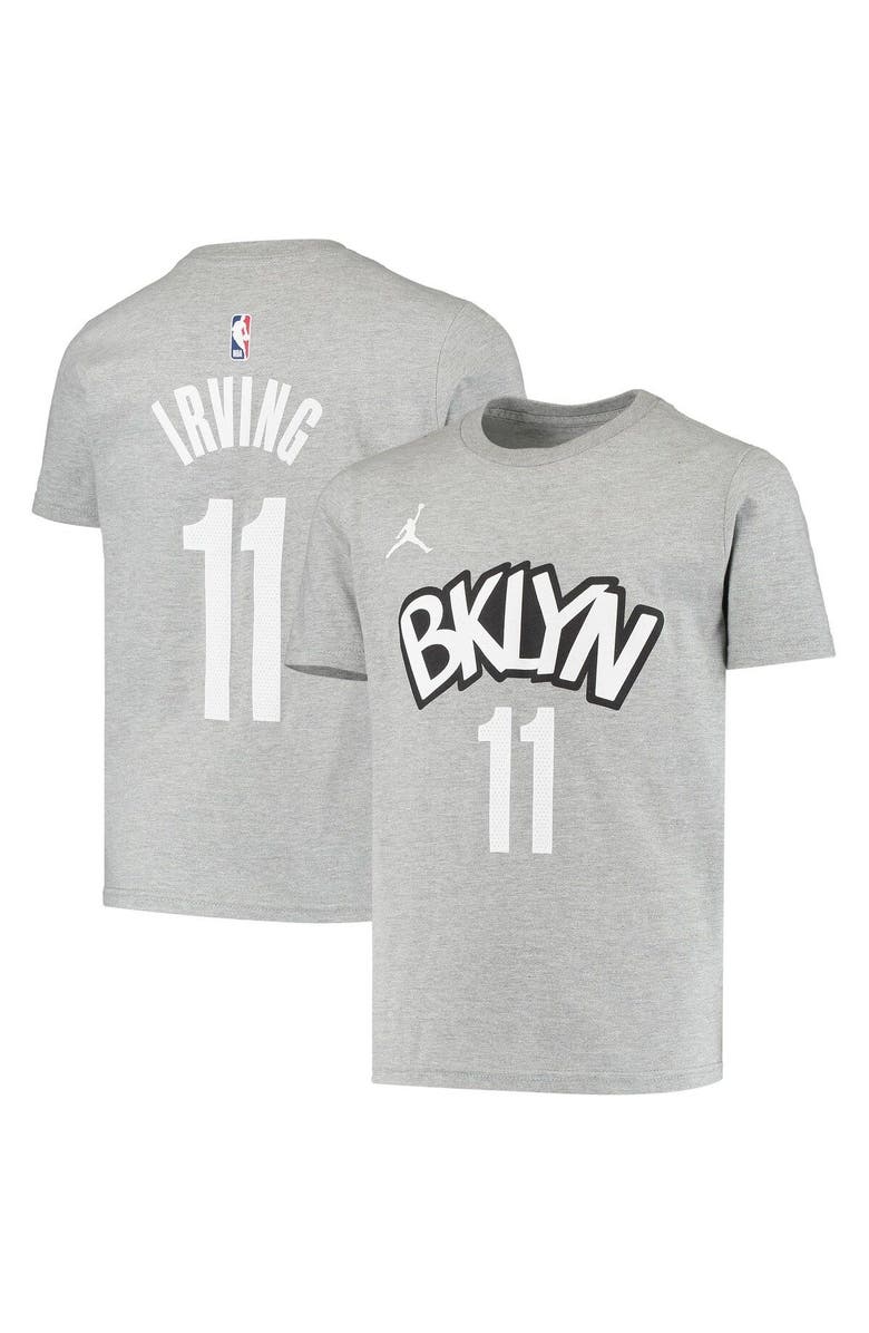 Jordan Brand Youth Jordan Brand Kyrie Irving Gray Brooklyn Nets ...