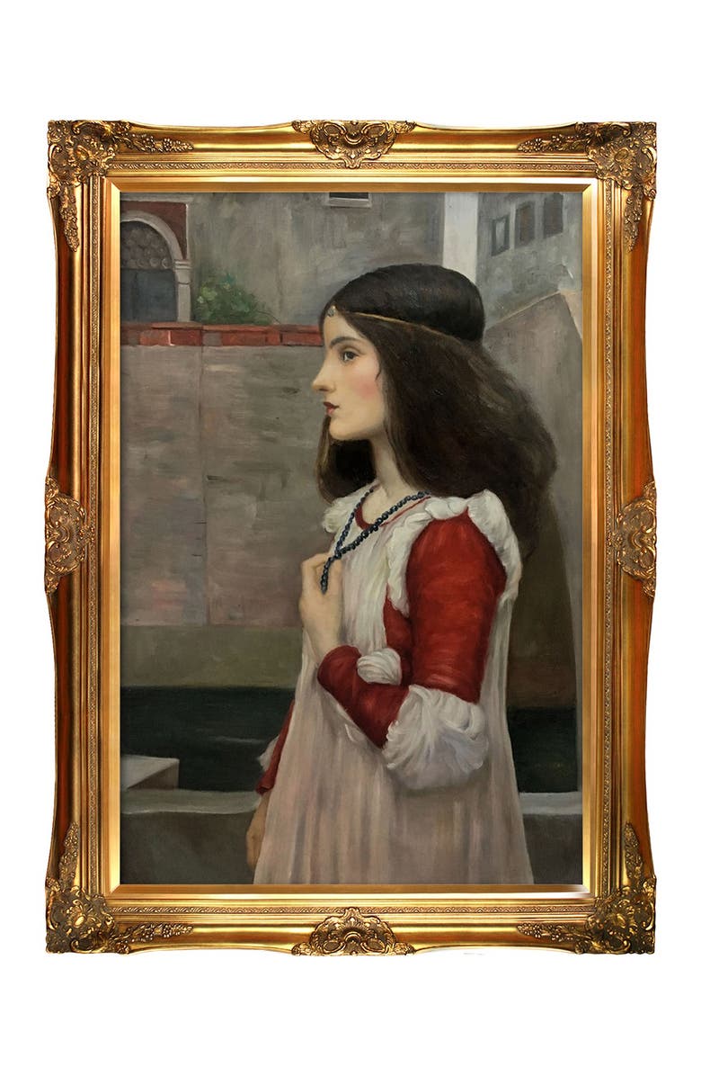 OVERSTOCK ART Juliet Framed Oil Reproduction of an Original Painting by ...