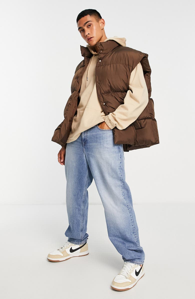 ASOS DESIGN Oversize Puffer Vest | Nordstrom