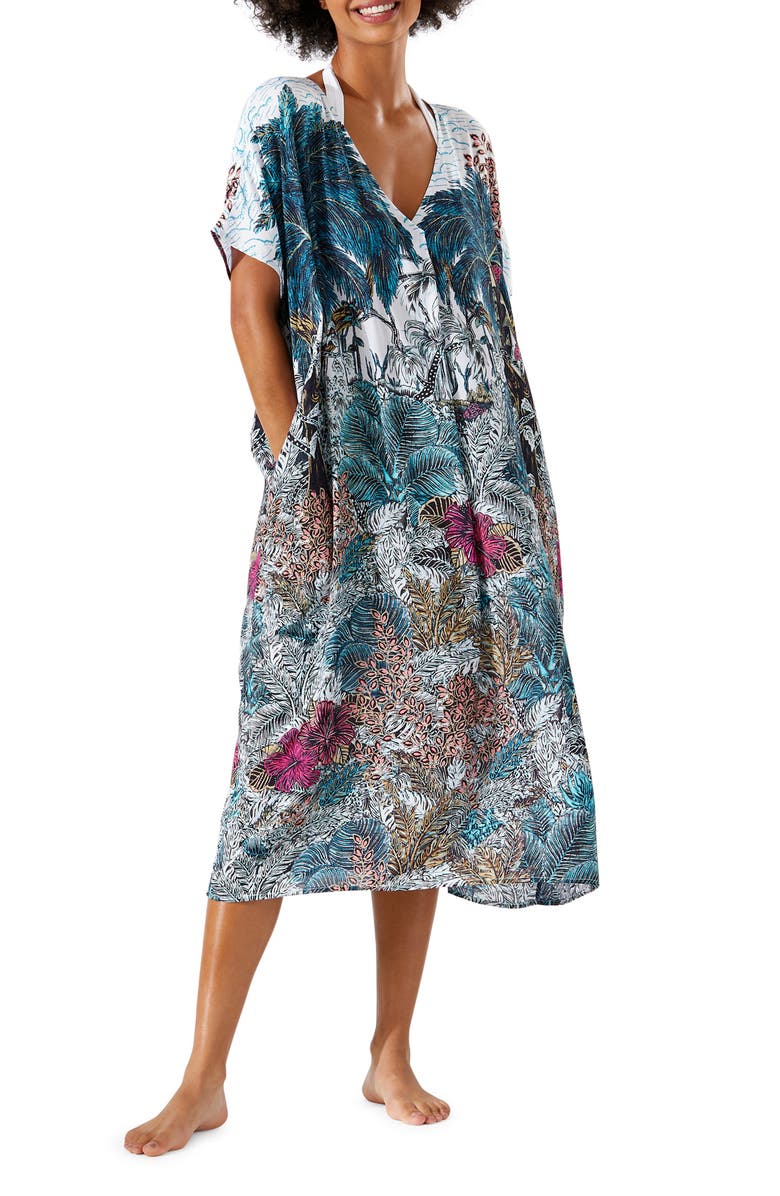 Tommy Bahama Jungle Batik Print Cover-Up Caftan | Nordstromrack