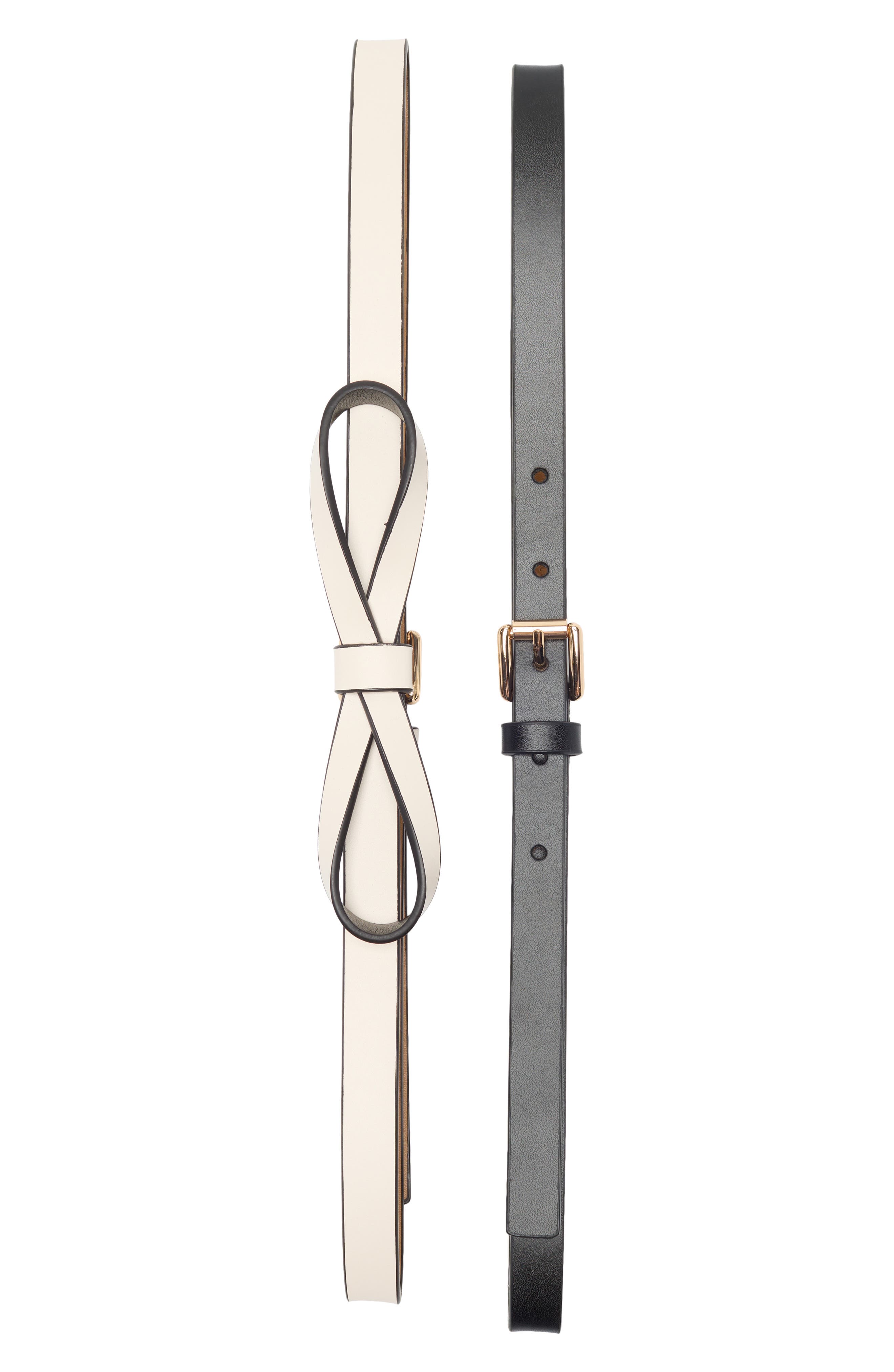 Kate Spade New York 2-for-1 Basic & Bow Belt Set | Nordstromrack