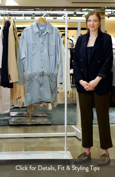 Good American Denim Shirtdress | Nordstromrack