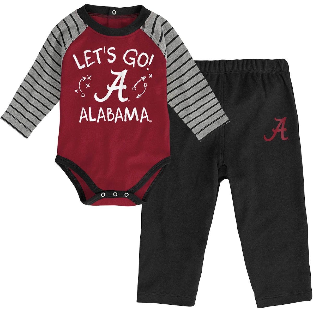 GENUINE STUFF Infant Crimson/Black Alabama Crimson Tide Touchdown 2.0 ...