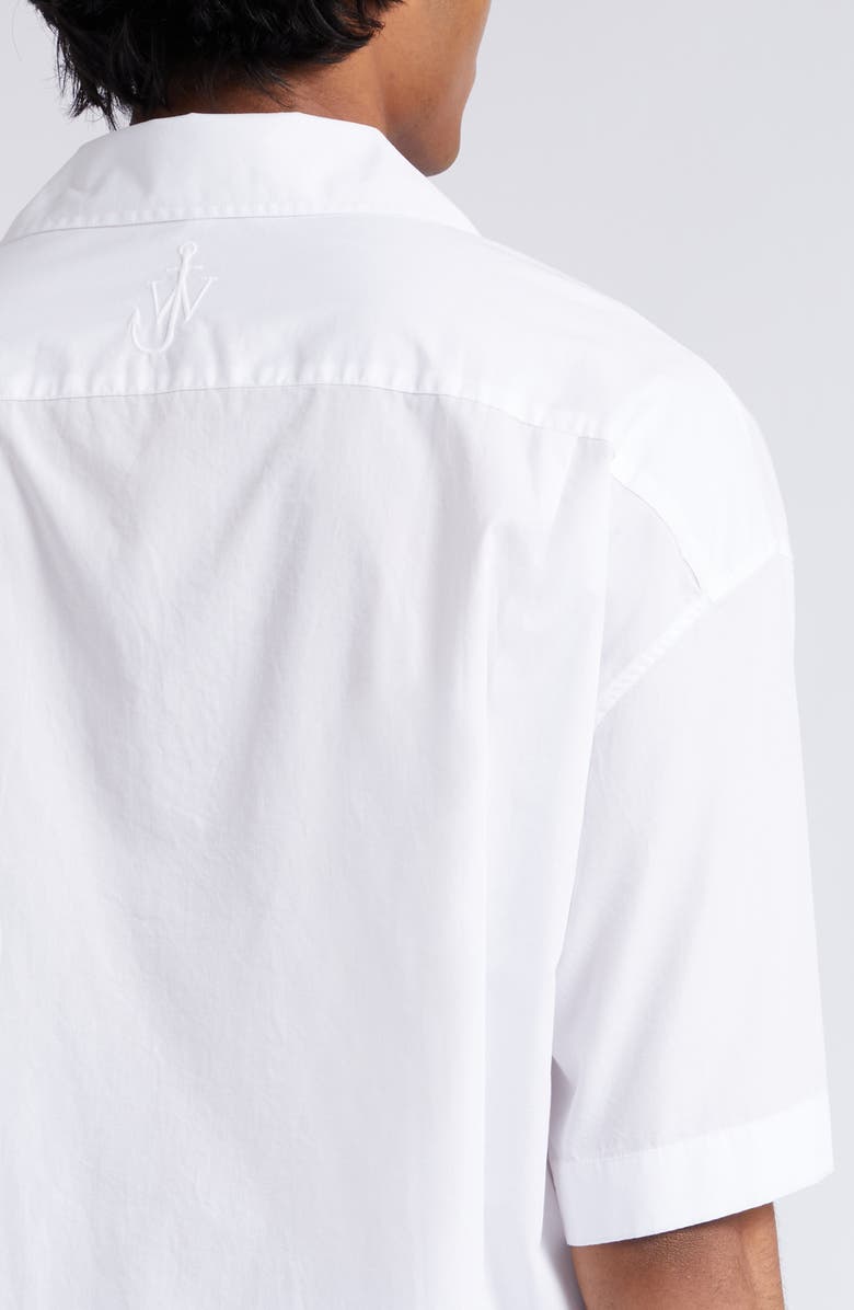 JW Anderson Stud Profile Print Short Sleeve Camp Shirt | Nordstrom