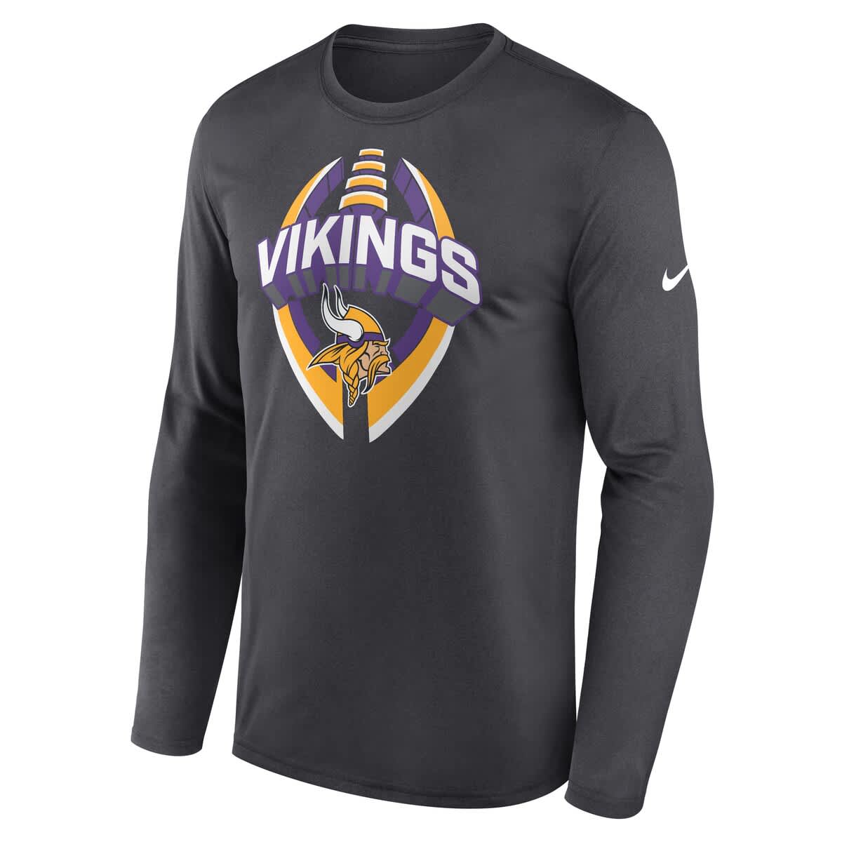 Nike Men's Nike Anthracite Minnesota Vikings Primetime Legend Icon ...