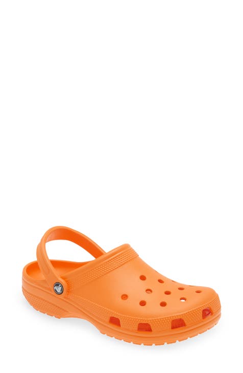 Orange crocs for sale store