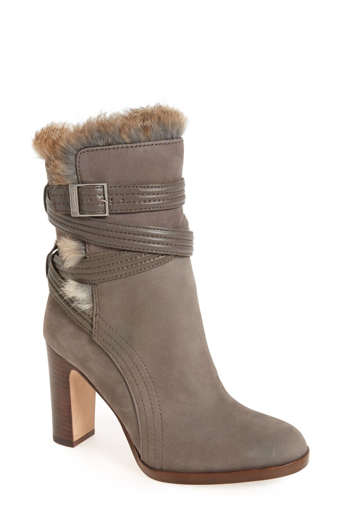 Louise et Cie Genuine Rabbit Fur Trim Bootie (Women) | Nordstrom