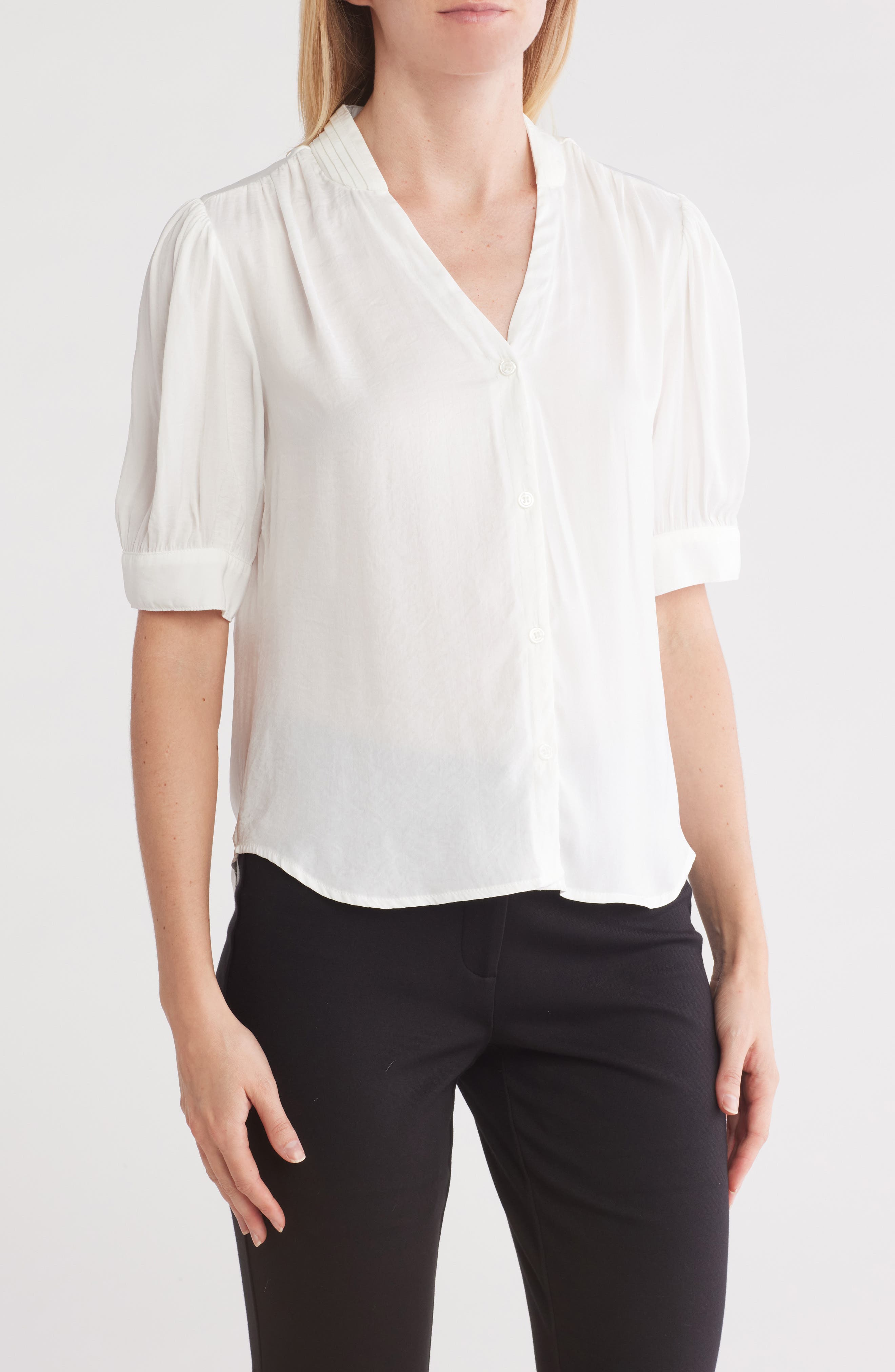 Short Sleeve Airflow Blouse (Women) | Nordstromrack