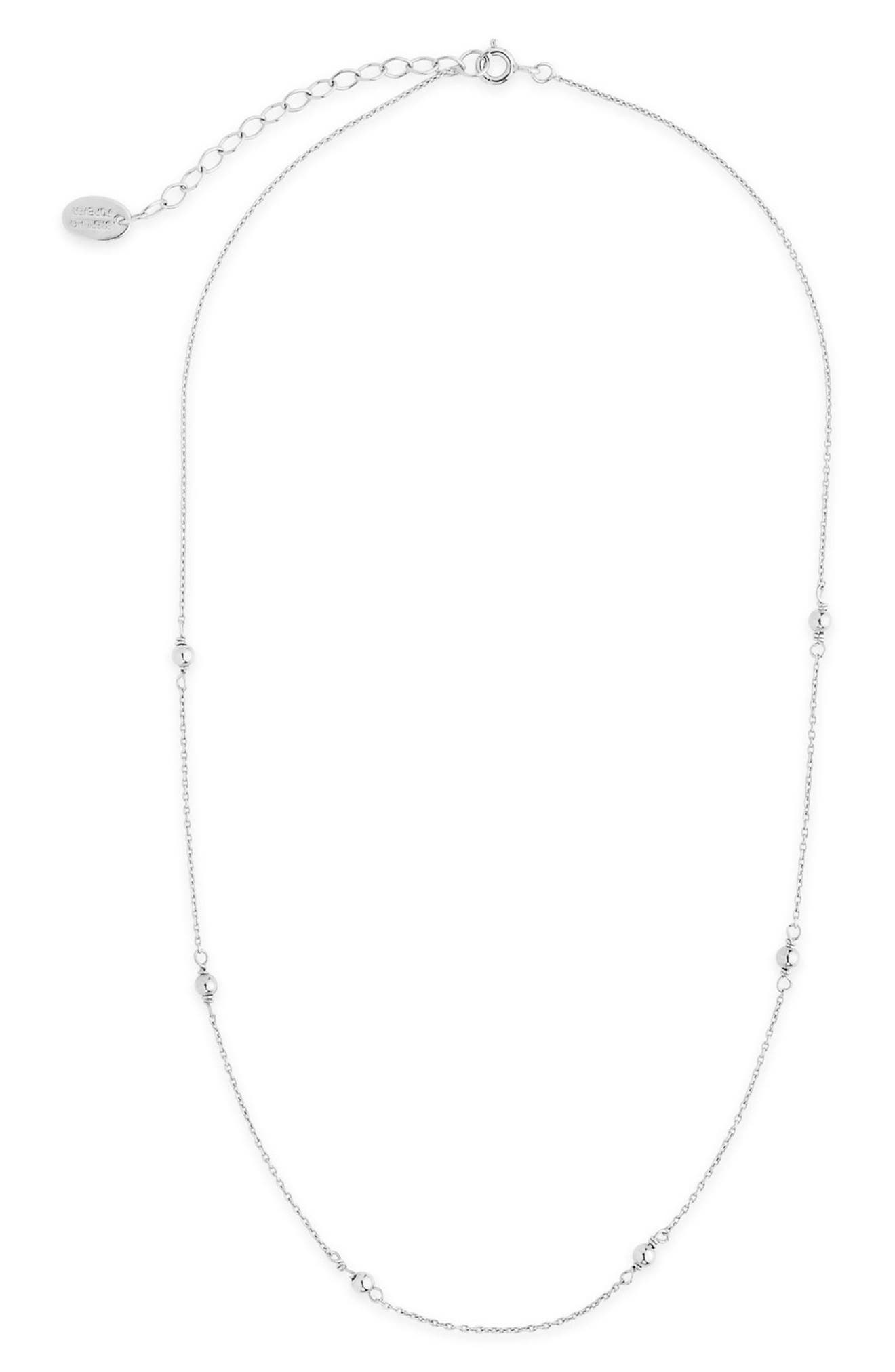 Sterling Forever Beaded Necklace | Nordstromrack