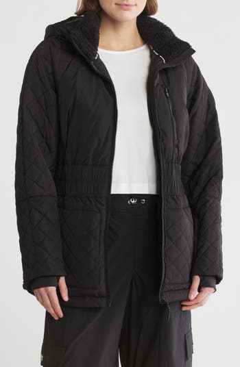 DKNY Quilted Hooded Jacket | Nordstromrack
