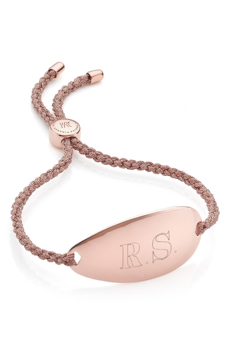 Monica Vinader Engravable Nura Friendship Bracelet | Nordstromrack