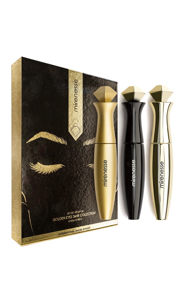 MIRENESSE Golden Eyes 3-Piece 24HR Mascara Mini Set | Nordstromrack