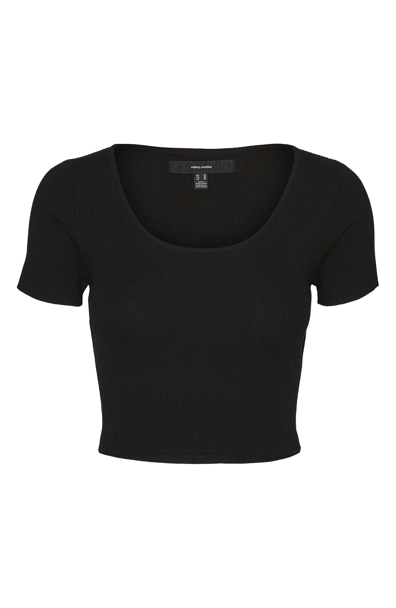 VERO MODA Amy Open Tie Back Crop Top | Nordstromrack