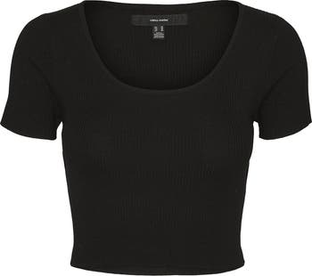 VERO MODA Amy Open Tie Back Crop Top | Nordstromrack