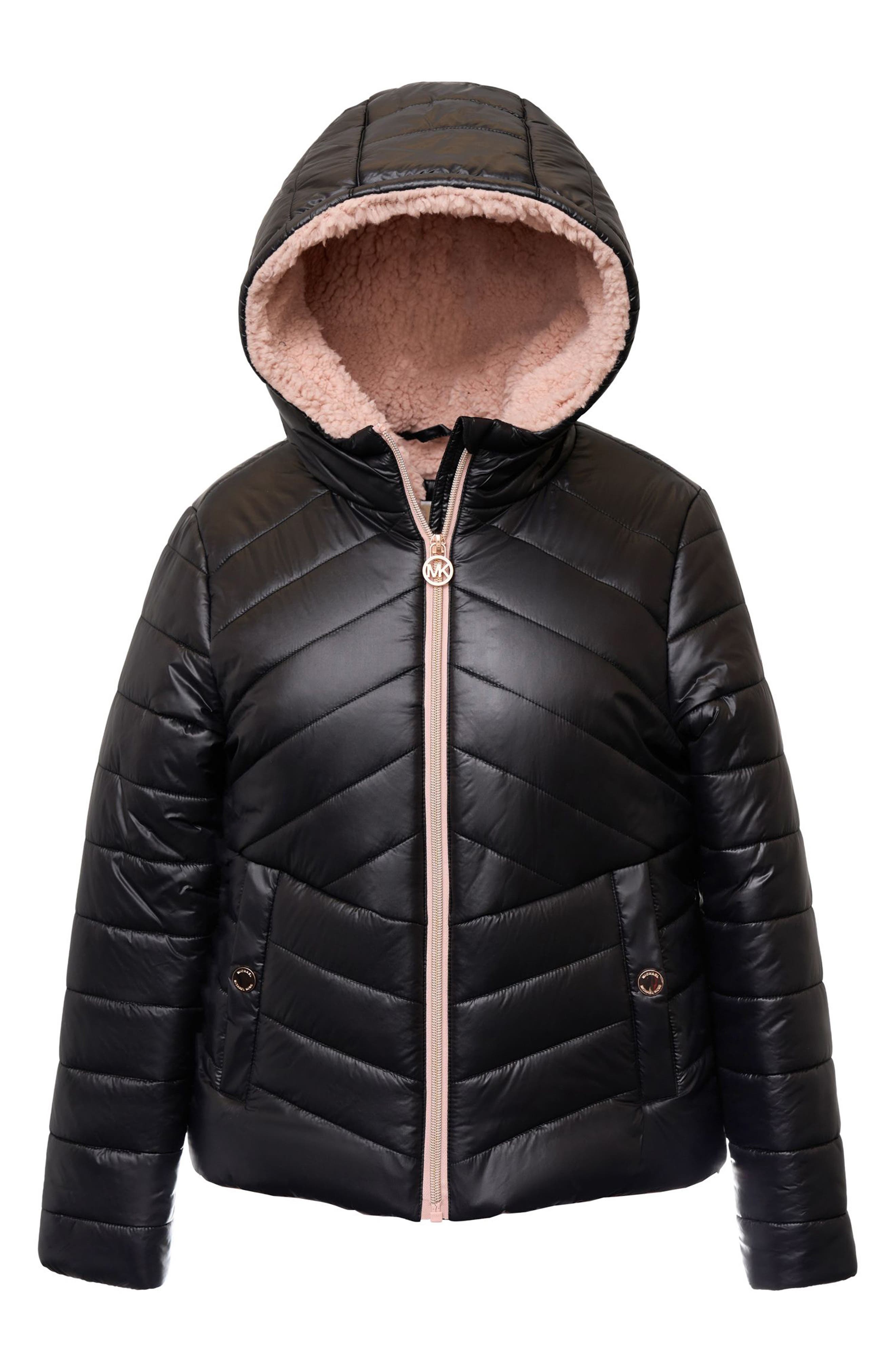 Michael Kors Kids' Fleece Lined Midweight Puffer Jacket | Nordstromrack