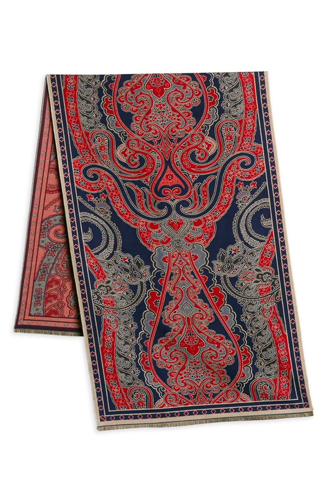 Paisley Print Reversible Scarf (Women) | Nordstromrack