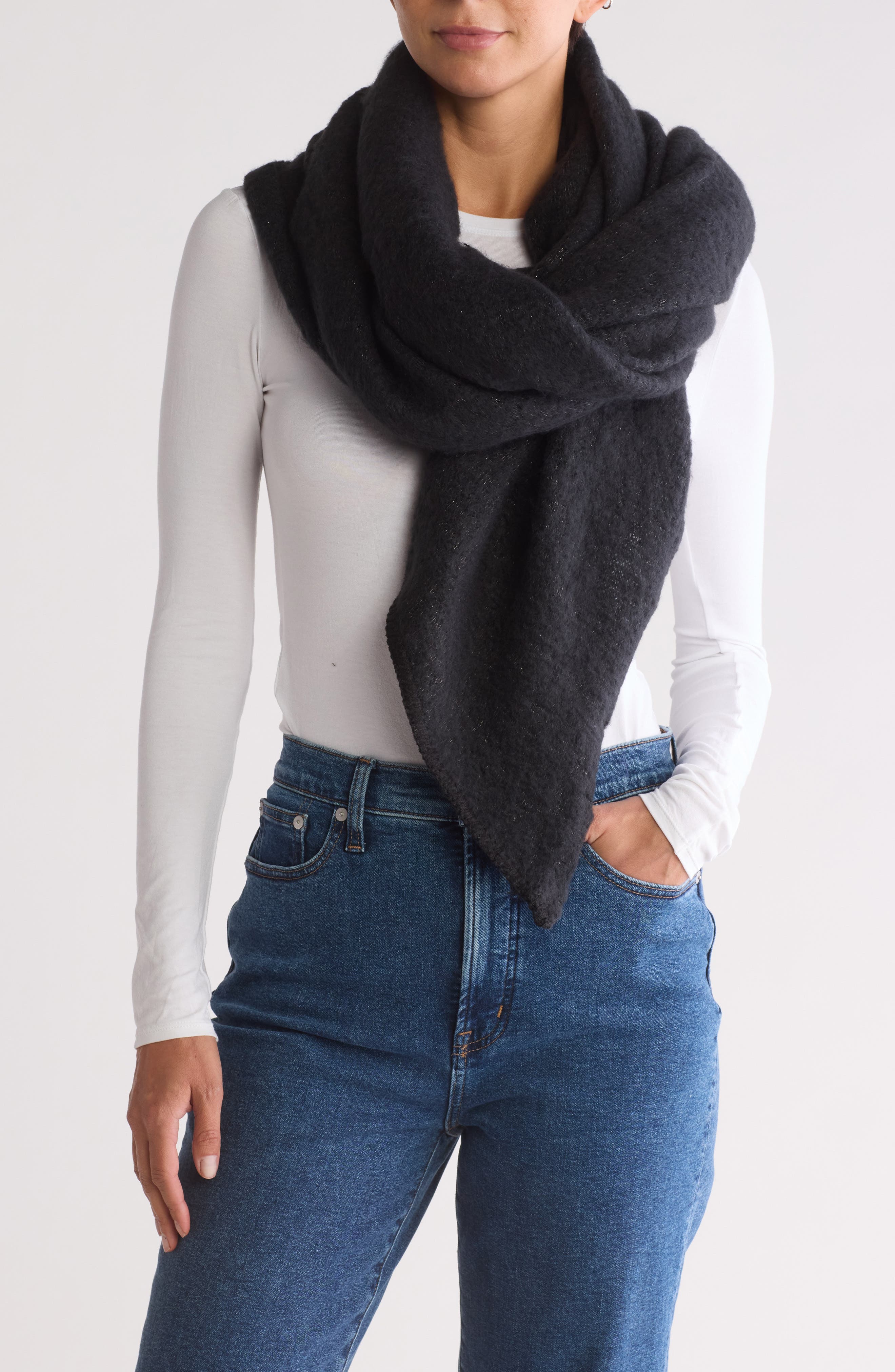 Vince Camuto Simple Shine Knit Scarf | Nordstromrack
