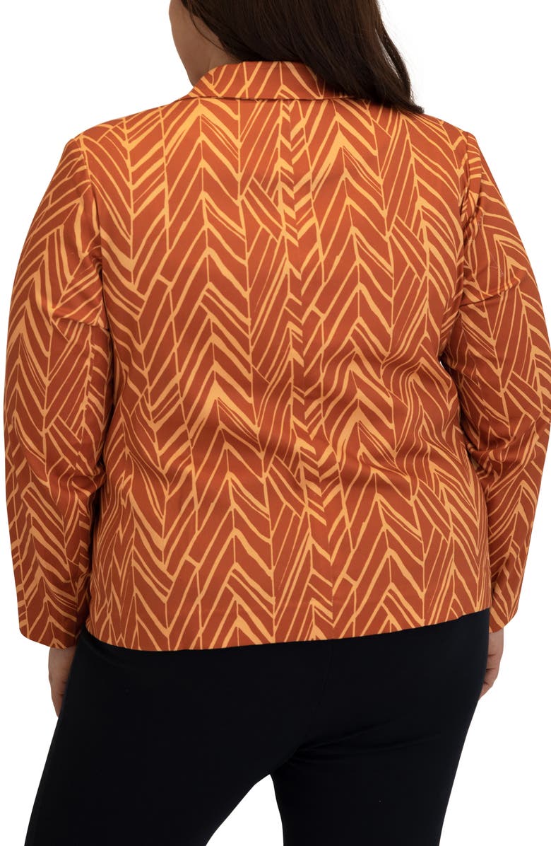 Marée Pour Toi Abstract Print Cotton Blend Blazer | Nordstromrack