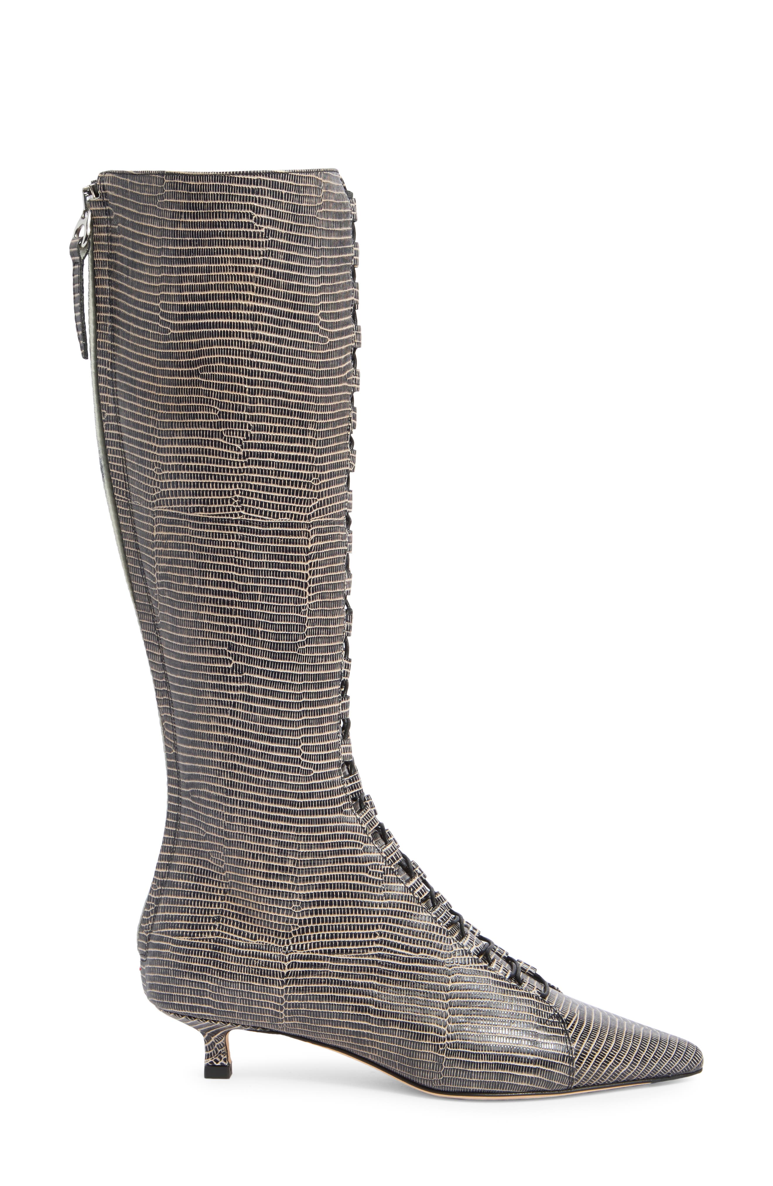 aeyde Vinny Snake Embossed Boot (Women) | Nordstromrack