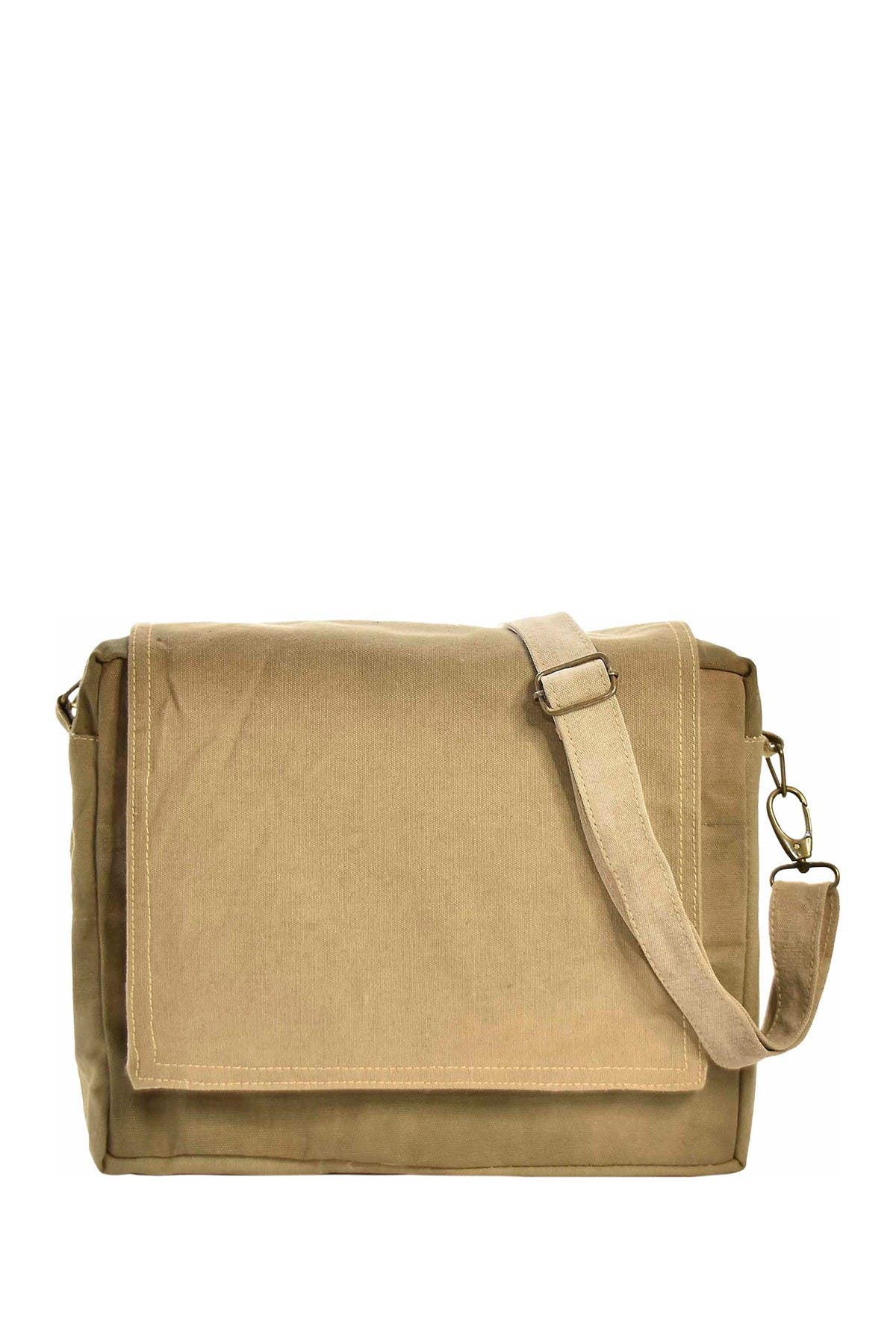 VINTAGE ADDICTION Recycled Military Tent Crossbody Bag | Nordstromrack