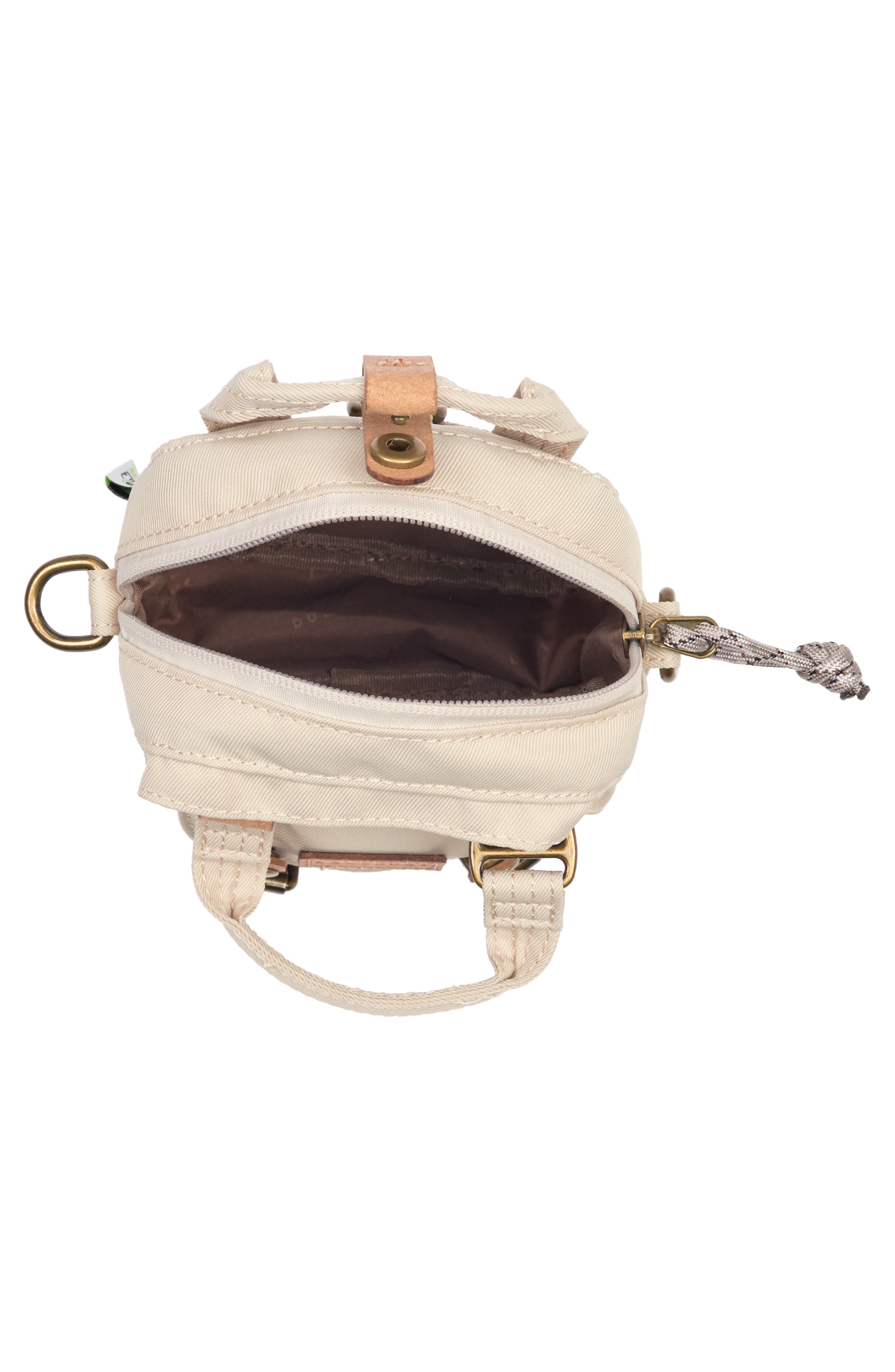 Doughnut Macaroon Tiny Reborn Series Leather Trimmed Crossbody Bag ...