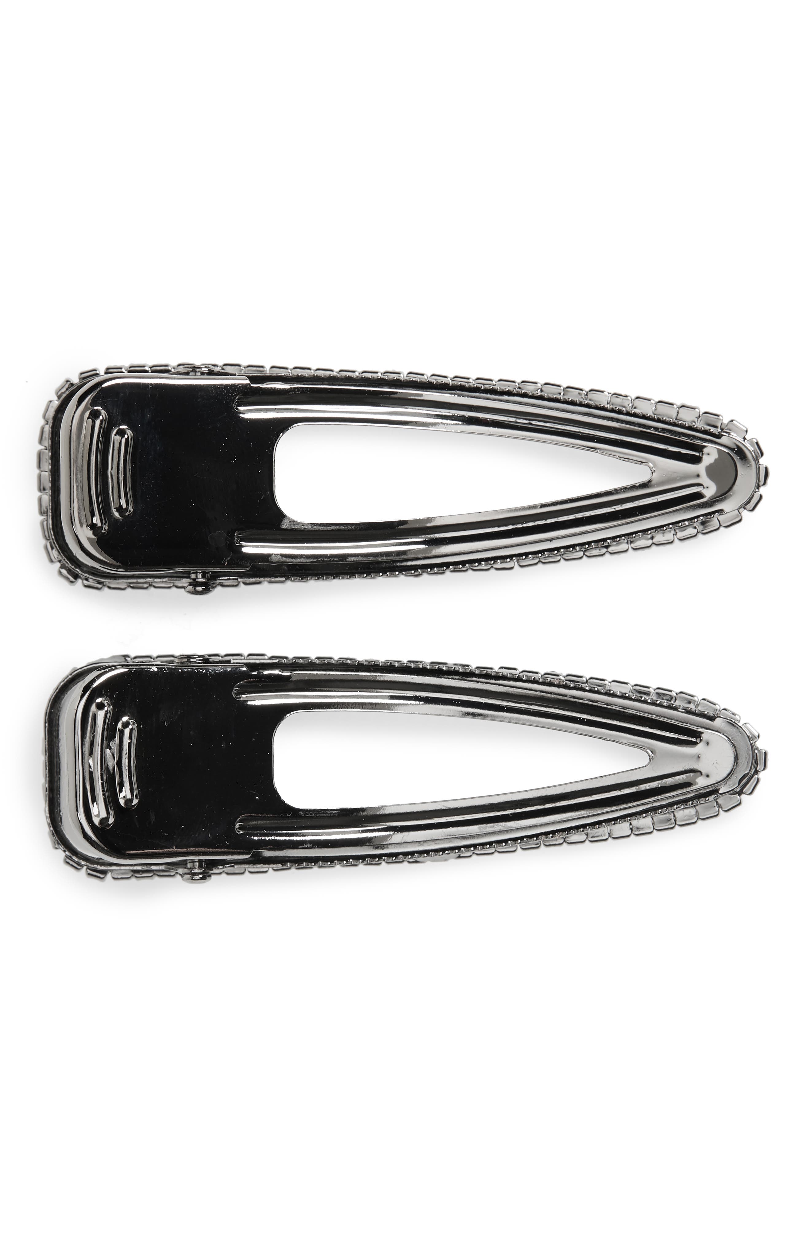 Tasha 2-Pack Crystal Snap Barrettes | Nordstrom