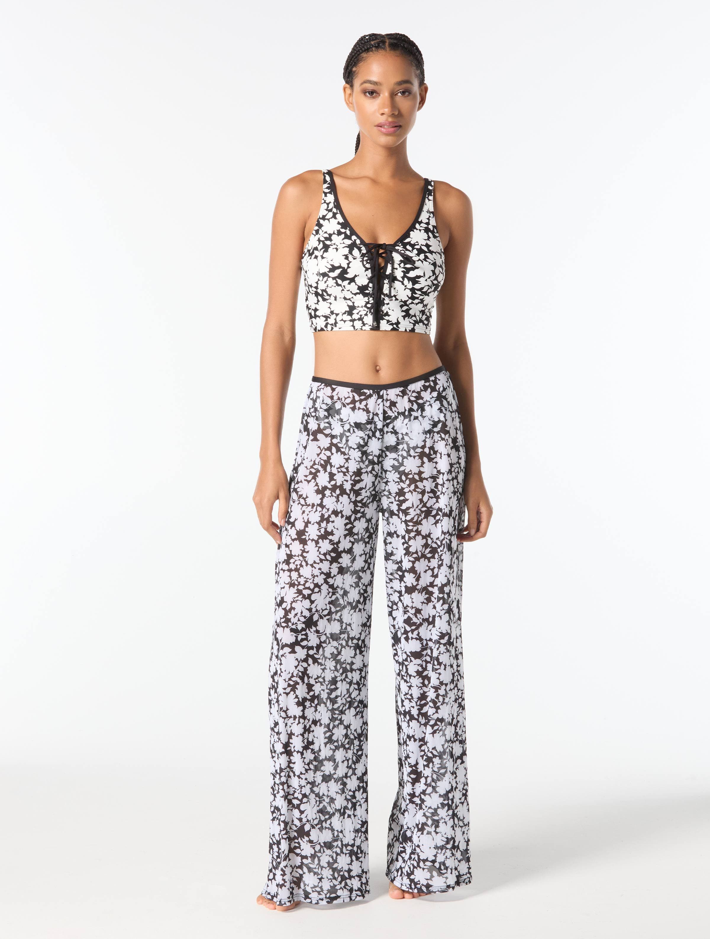 MICHAEL Michael Kors Pull On Pant Cover Up | Nordstrom