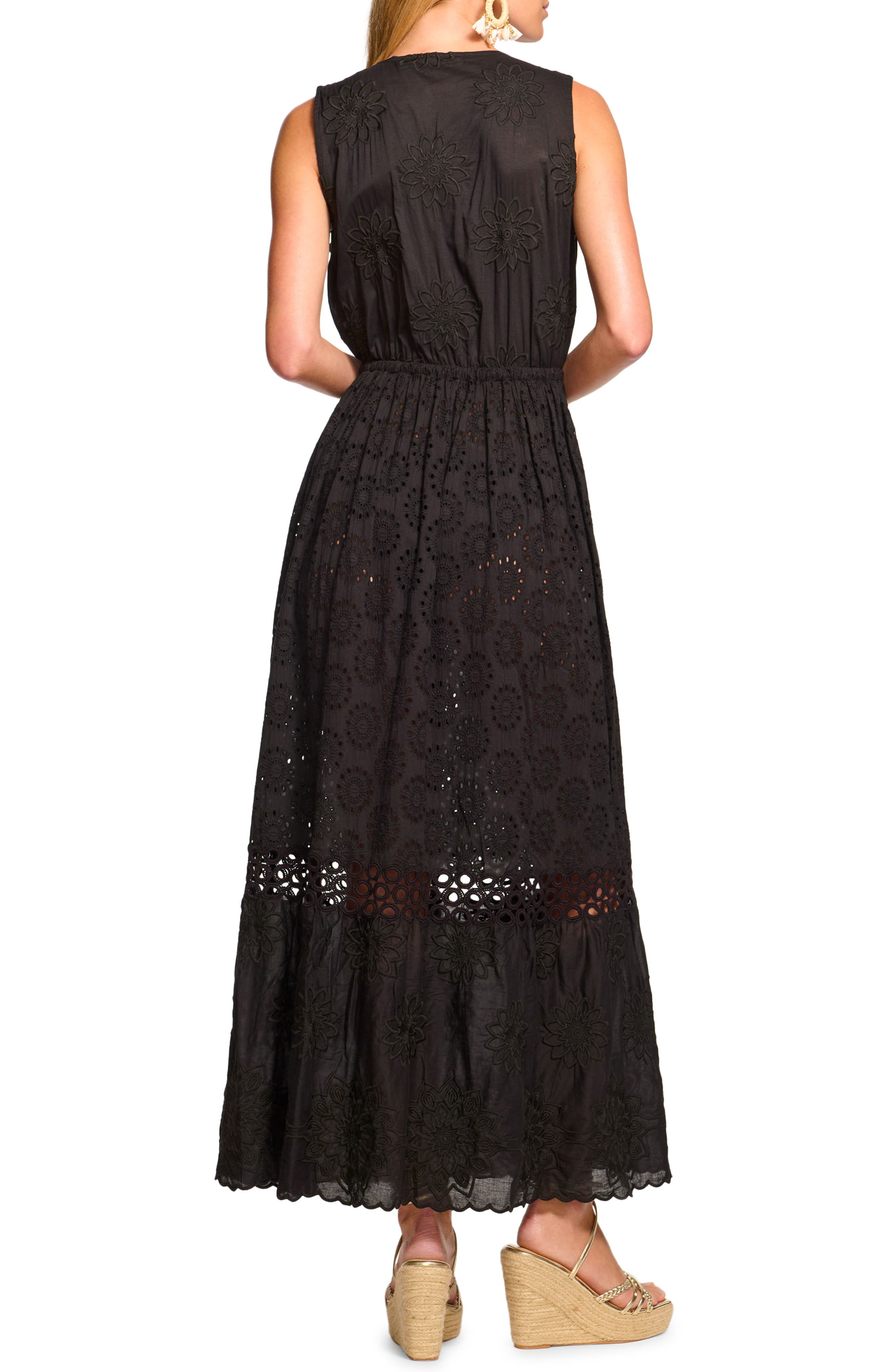 Ramy Brook Paxton Cotton Eyelet Cover-Up Maxi Dress | Nordstromrack