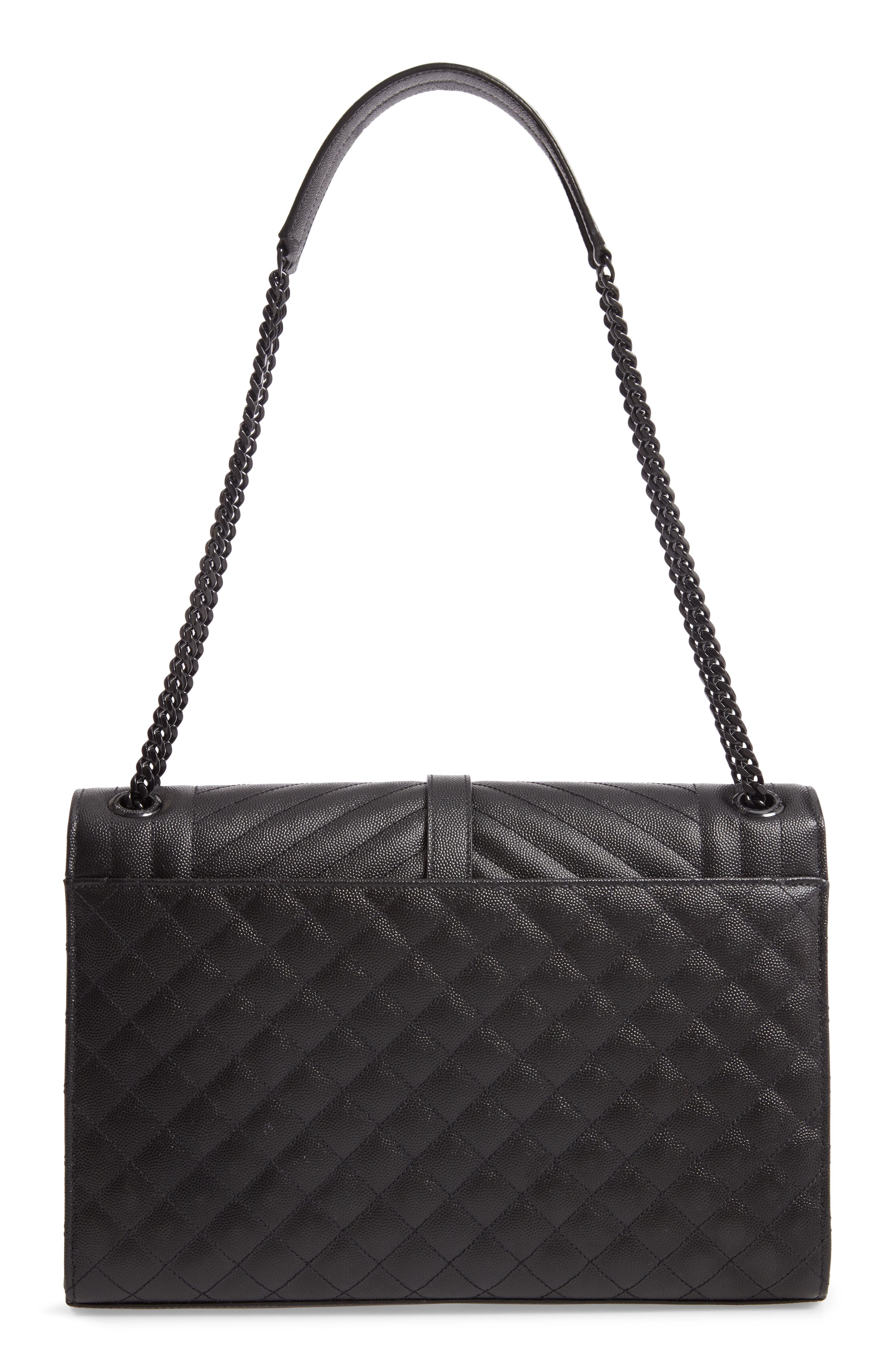 Saint Laurent Large Envelope Calfskin Leather Shoulder Bag | Nordstromrack