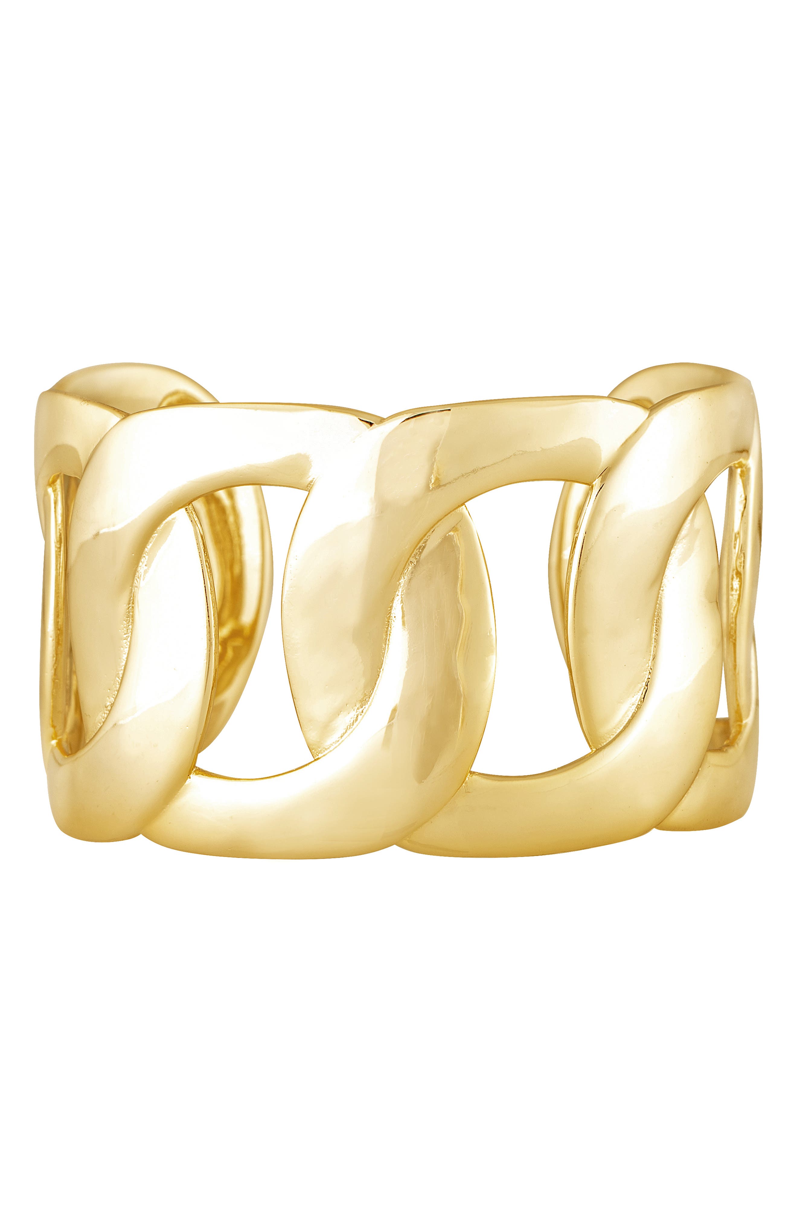 RIVKA FRIEDMAN Curb Link Motif Open Back Cuff | Nordstromrack