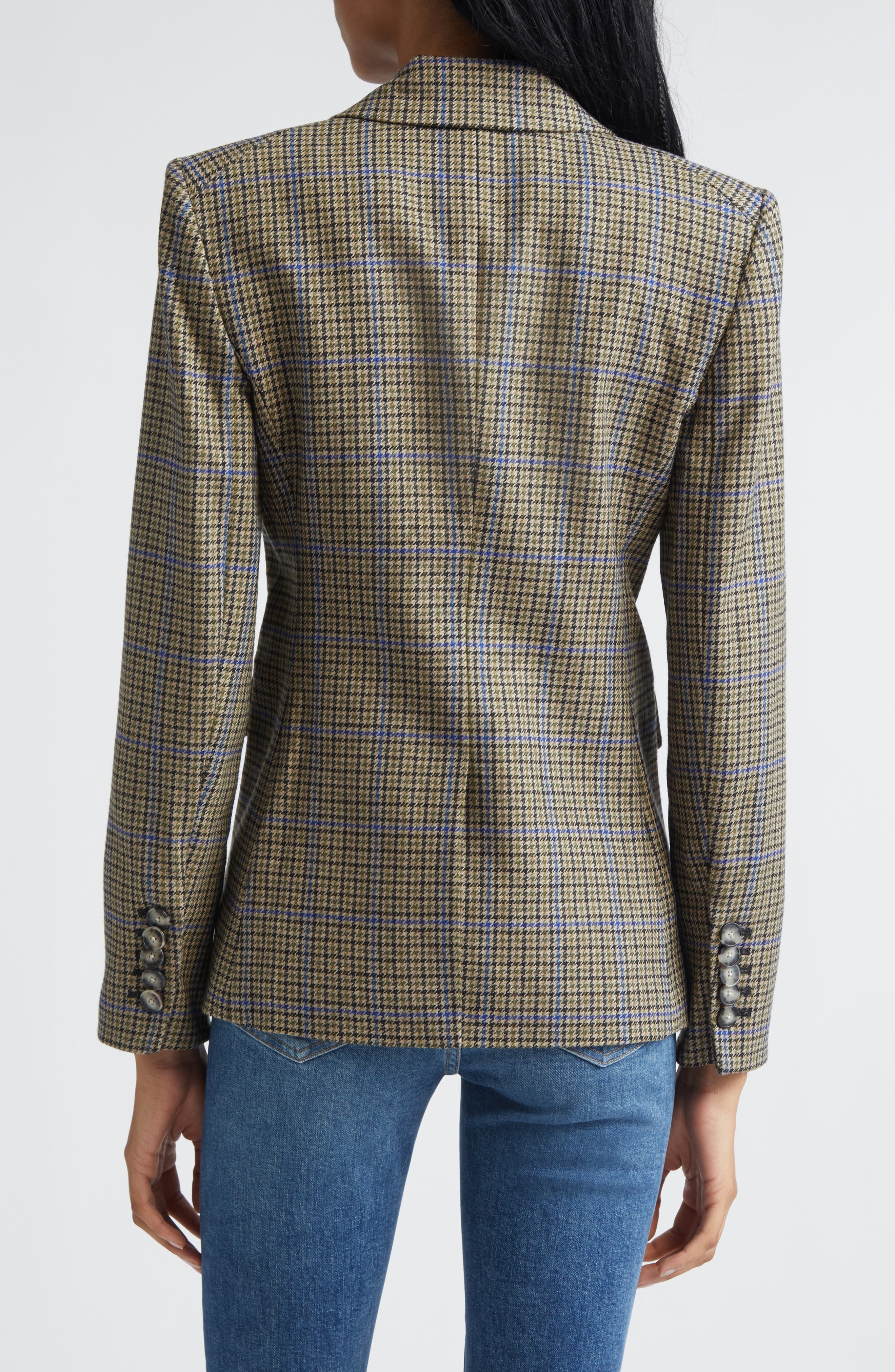 Veronica Beard Miller Houndstooth Check Dickey Jacket | Nordstrom