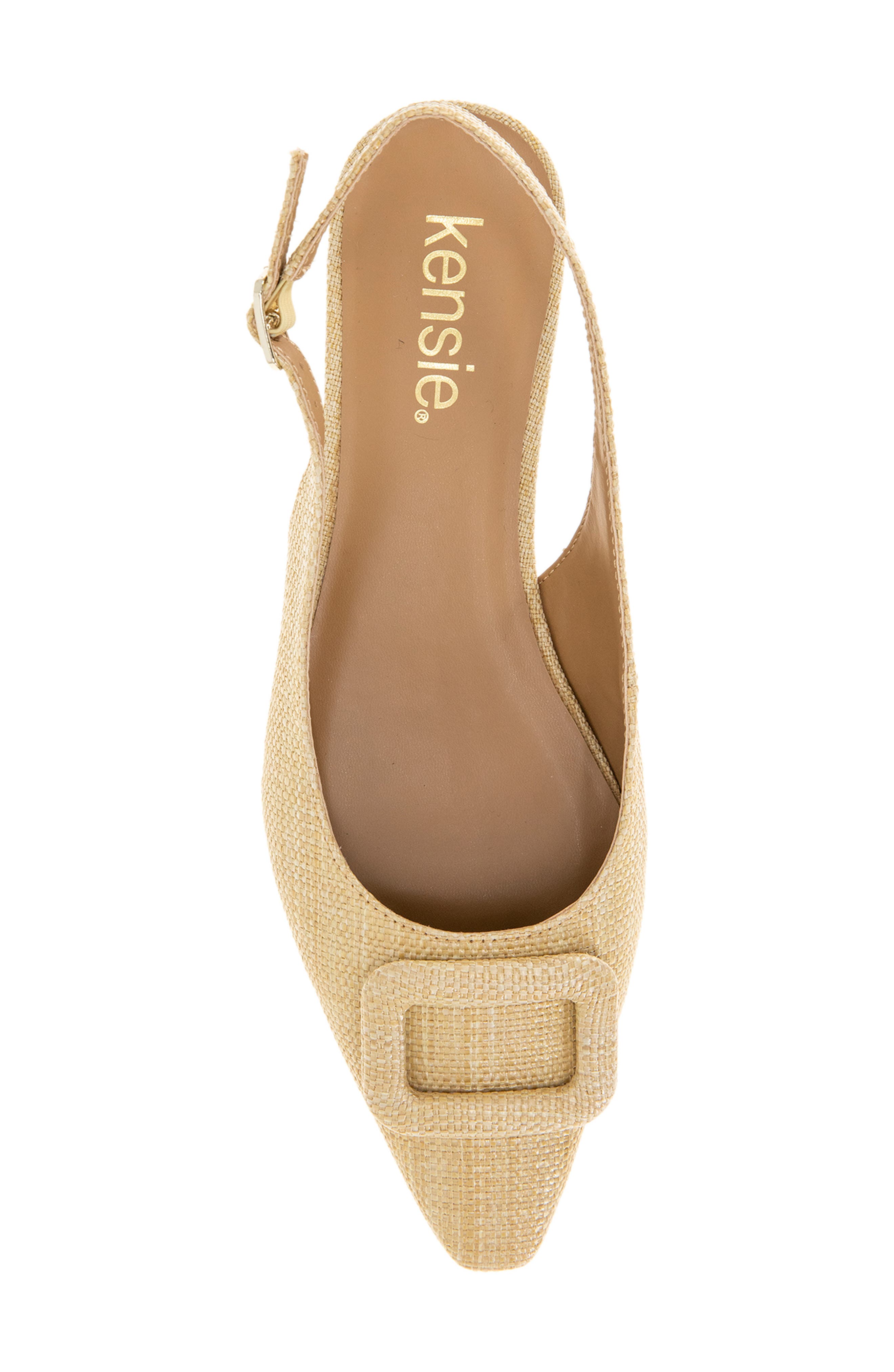 Kensie Poppy Pointed Toe Slingback Flat (Women) | Nordstromrack