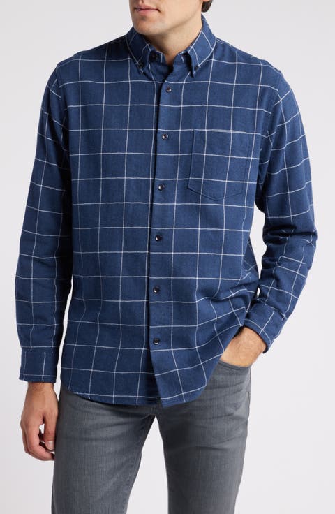 Men's Blue Flannel Shirts | Nordstrom