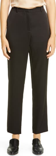 Lafayette 148 New York Clinton Radiant Satin Cloth Ankle Pants | Nordstrom