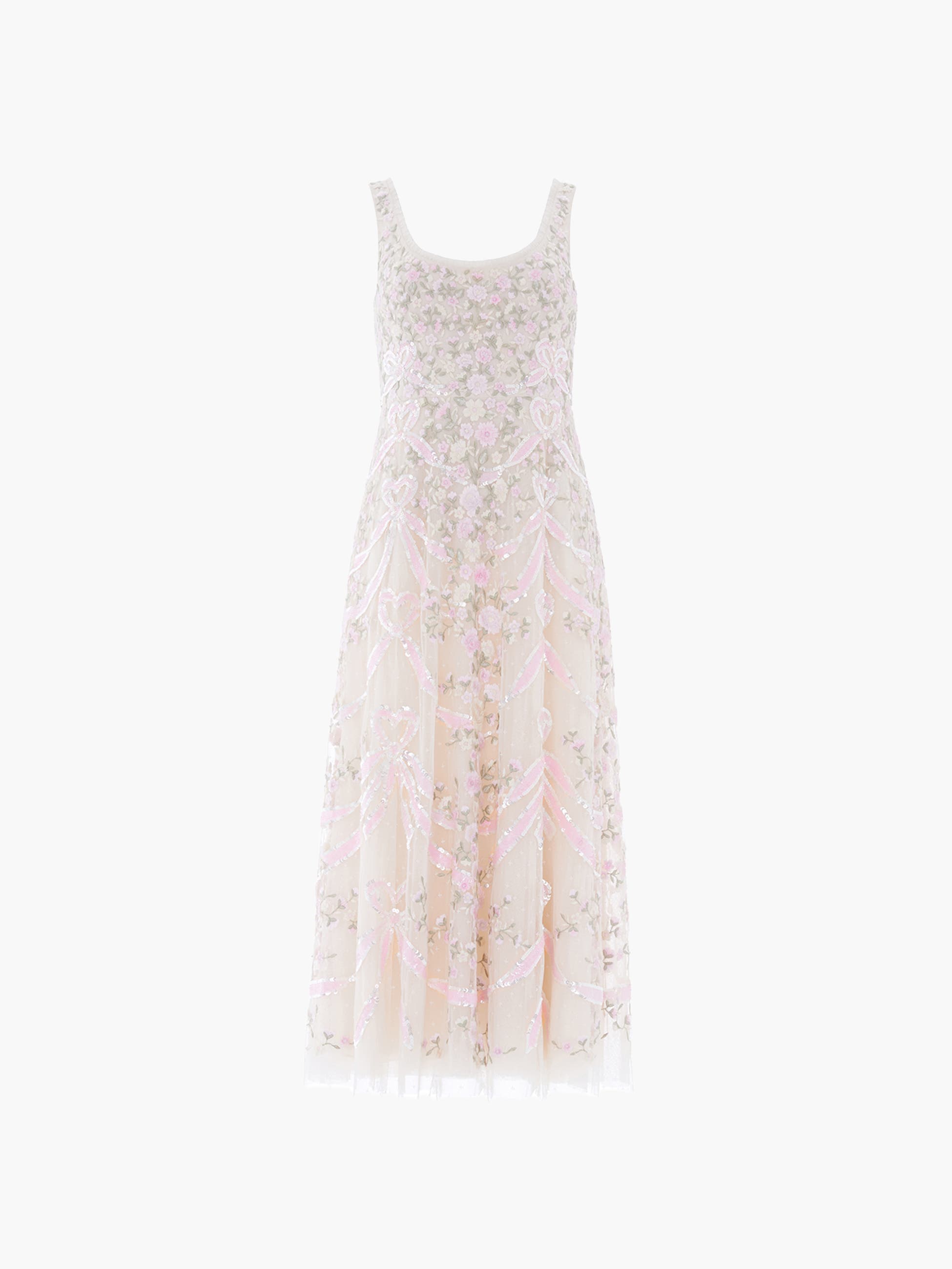 Ribbon Heart Scoop Neck Dress (Women) | Nordstrom