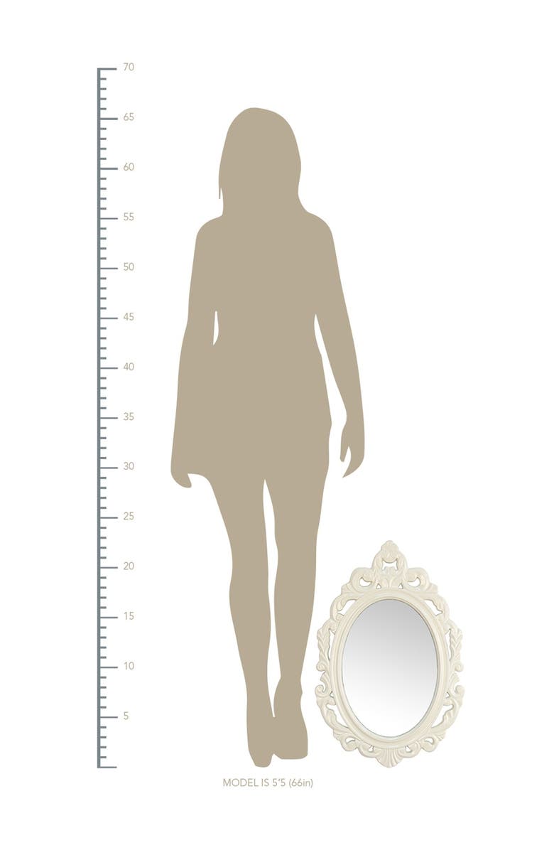 STRATTON HOME DECOR White Baroque Mirror | Nordstromrack