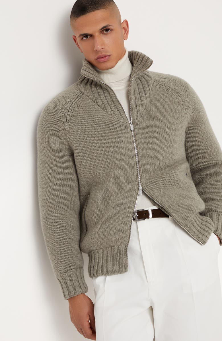 Brunello Cucinelli Knit jacket with padding | Nordstrom