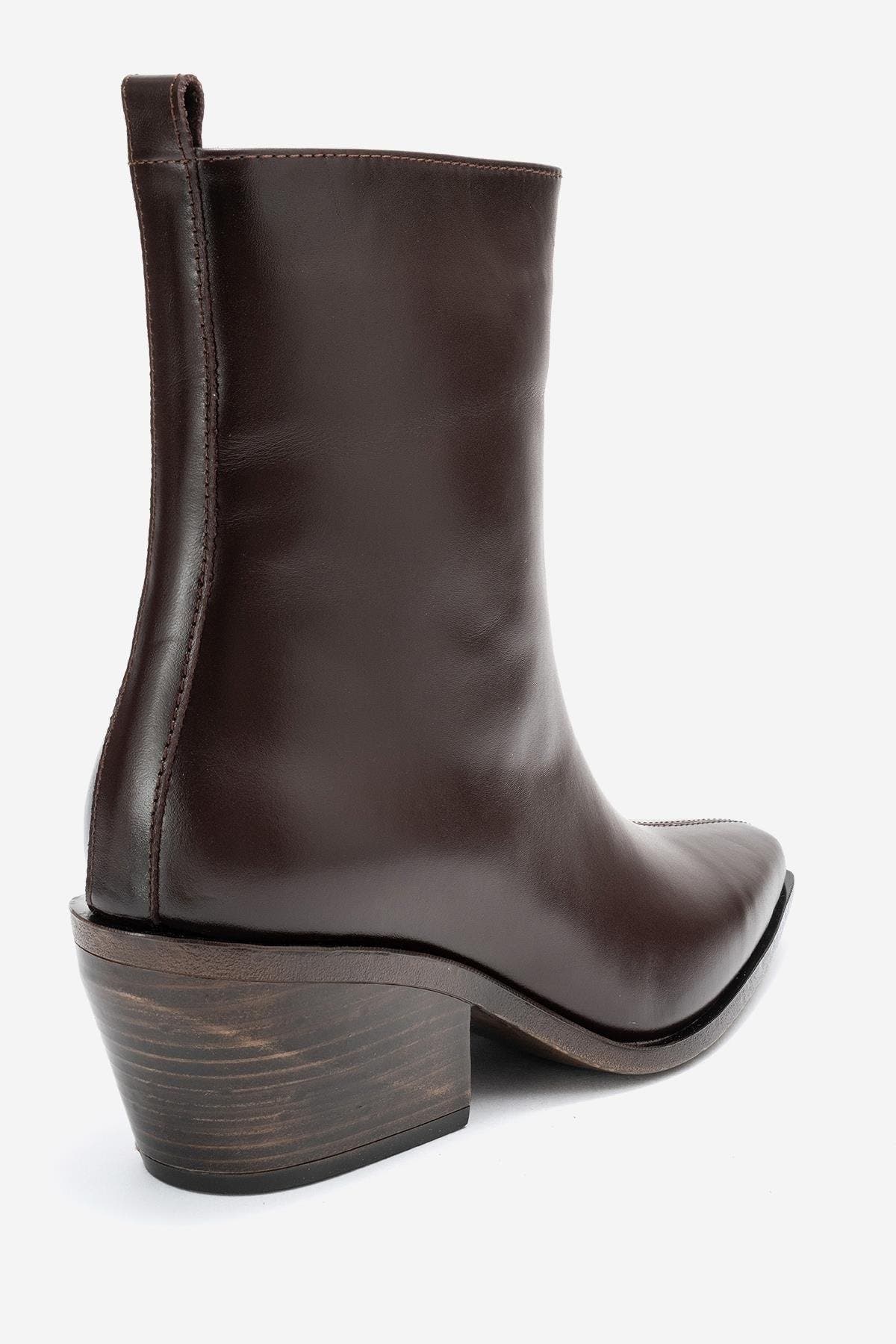 Forever & Always Shoes Lexia Leather Western Boot (Women) | Nordstrom