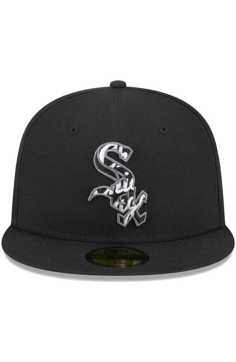 New Era Men's New Era Black Chicago White Sox Script Fill 59FIFTY ...