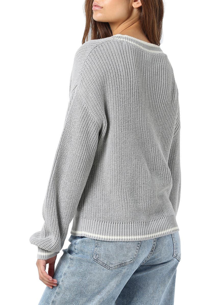 Noisy may Tenny Stripe V-Neck Sweater | Nordstromrack