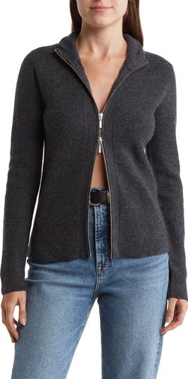 THE CASHMERE PROJECT Thermal Full-Zip Cashmere Sweater | Nordstromrack