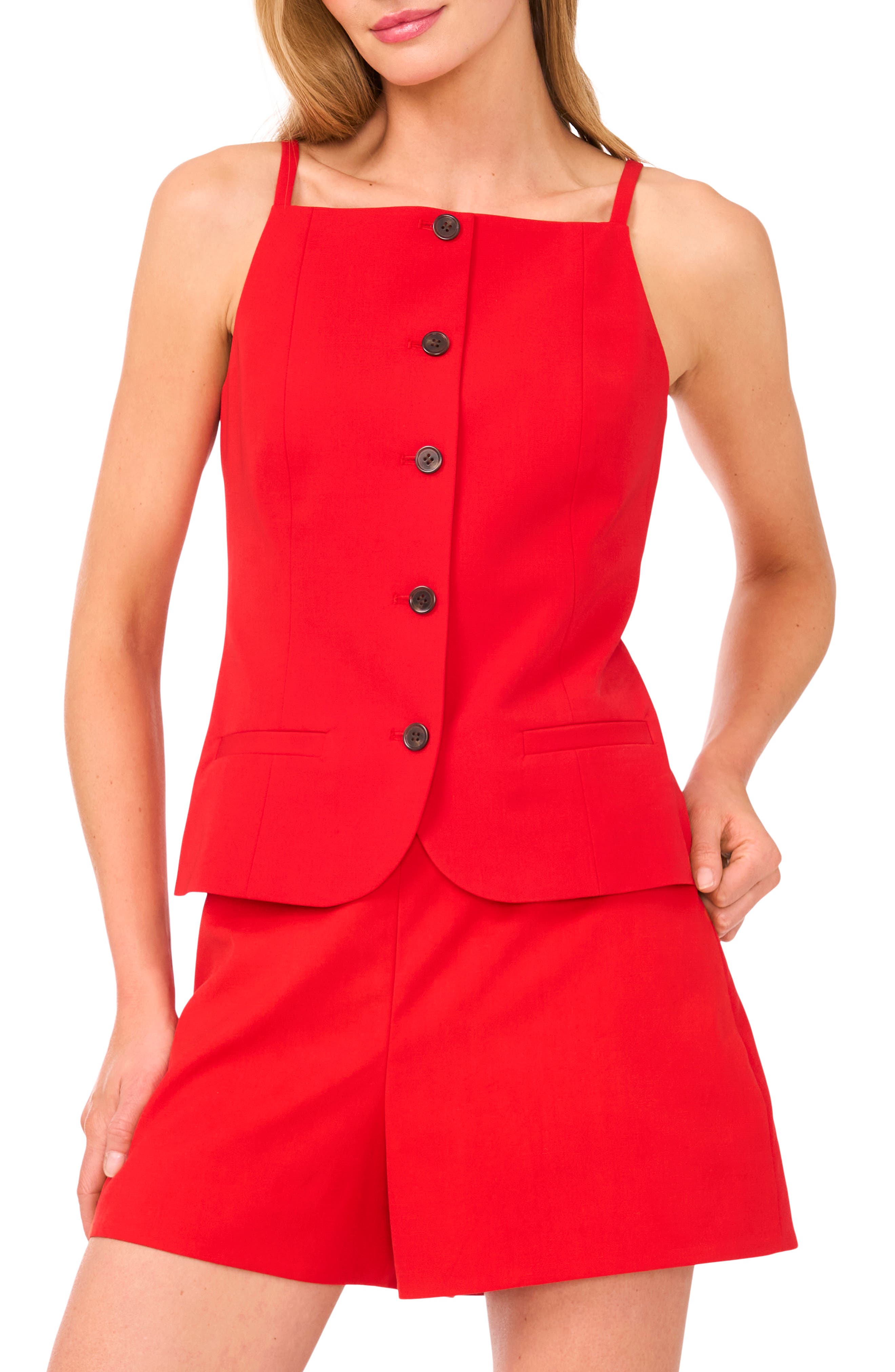 1.STATE Button Front Vest | Nordstromrack