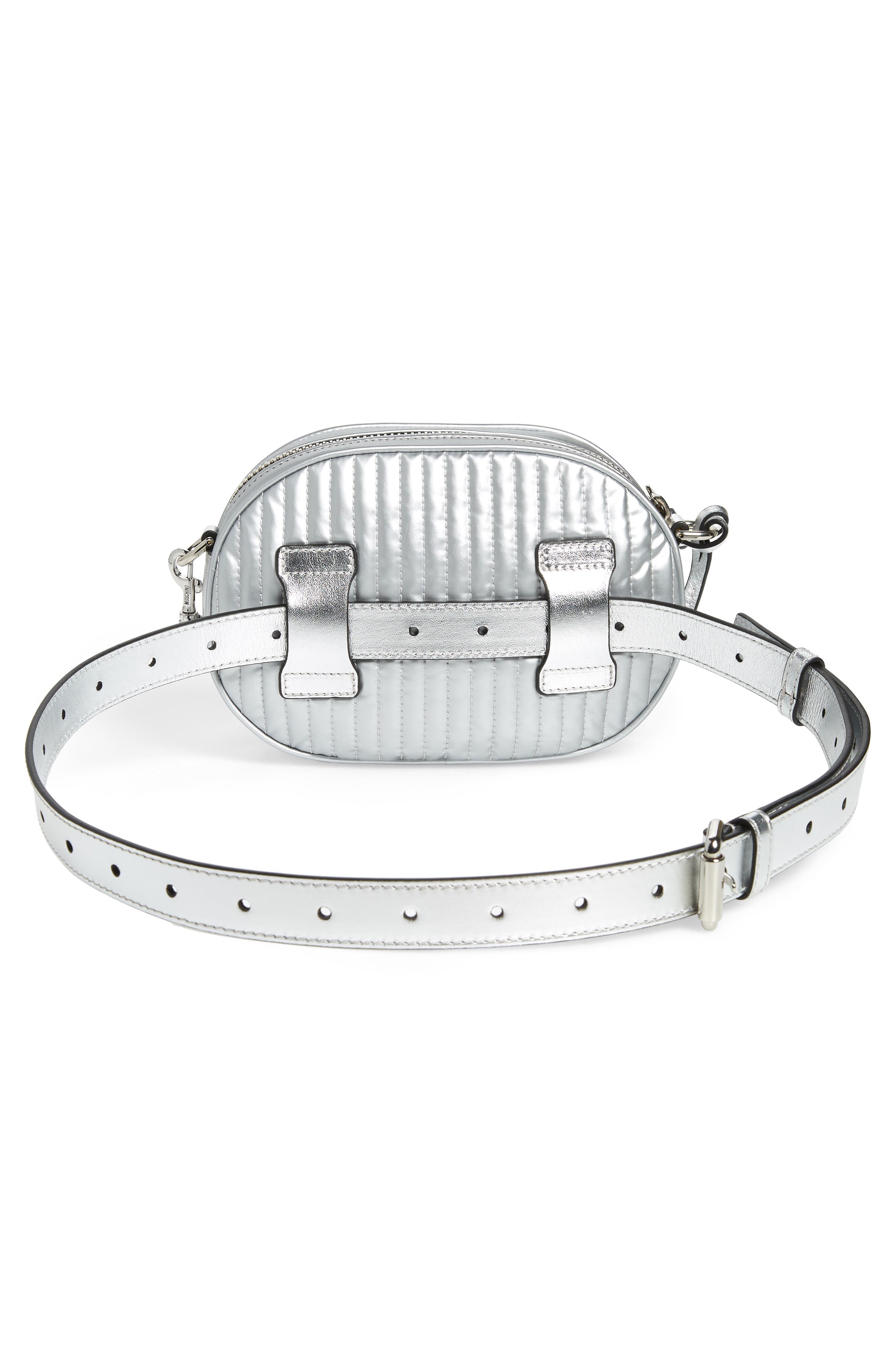 Moschino Silver Teddy Belt Bag | Nordstromrack