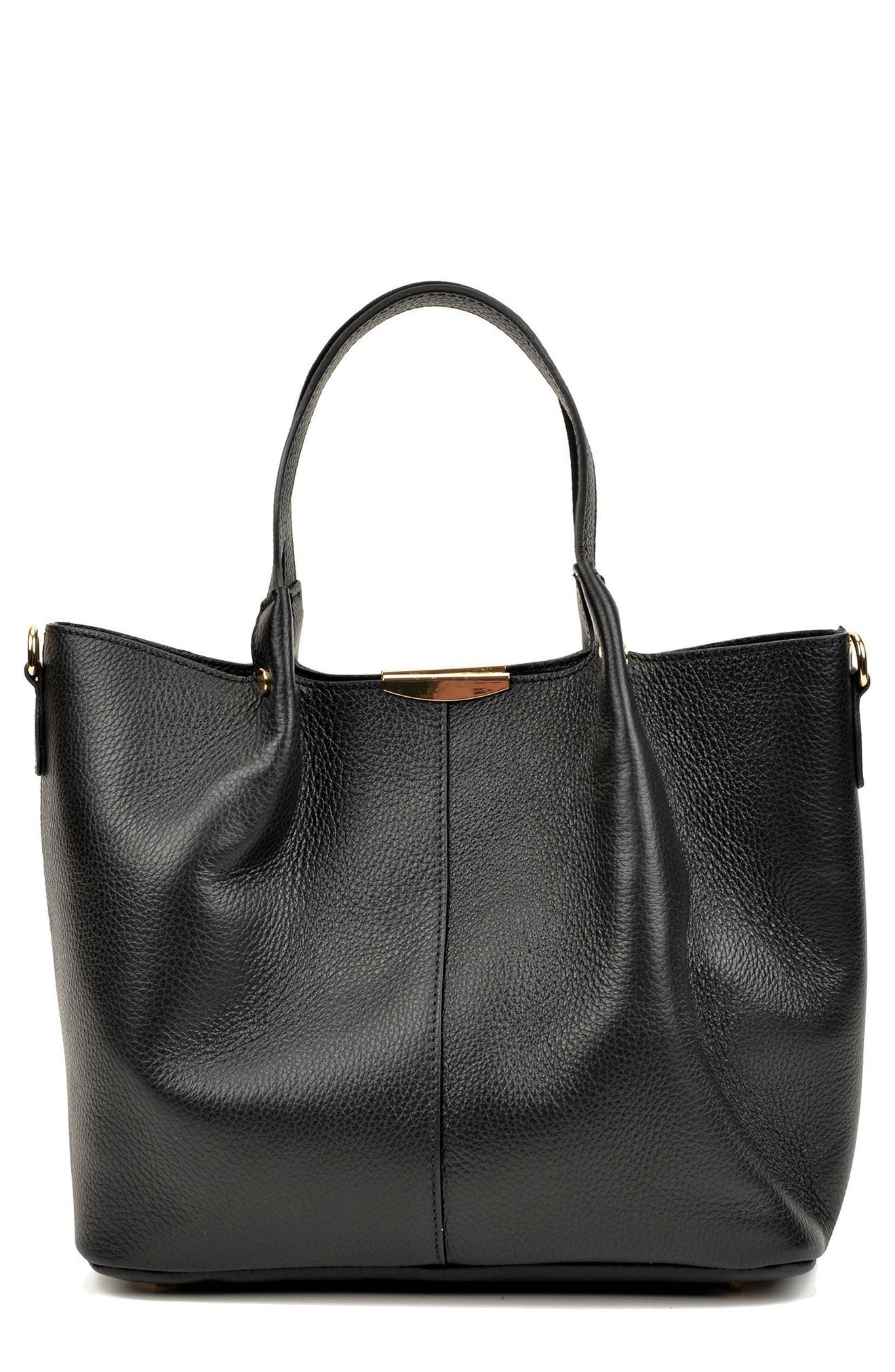 STORE BRANDS VIP CARLA FERRERI Leather Shoulder Bag | Nordstromrack